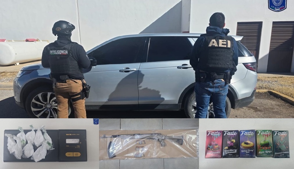 Localizan y aseguran camioneta de lujo robada con arma larga, cocaína y ...